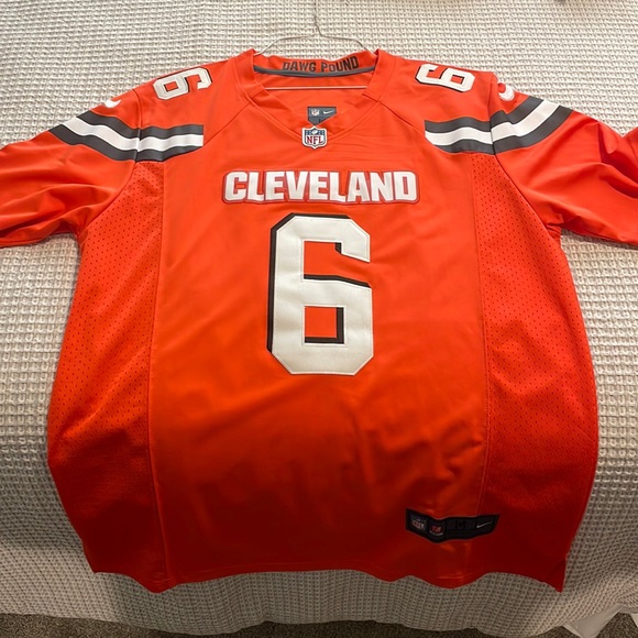Nike | Shirts | Browns Baker Mayfield 6 Stitched Jersey | Poshmark
